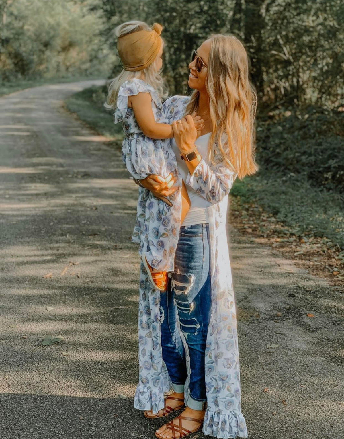 Mommy and me summer dusters for mom and baby girl